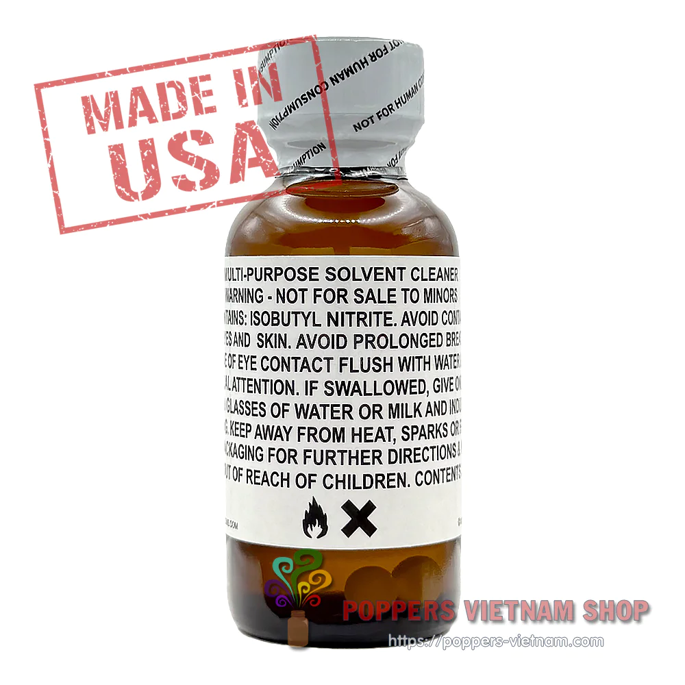 English White Poppers 30ml | Made in USA