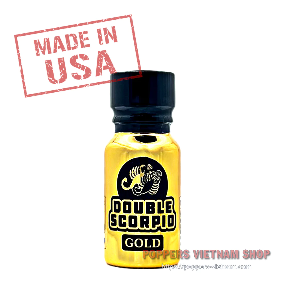 Double Scorpio Gold Poppers 10ml | Made in USA