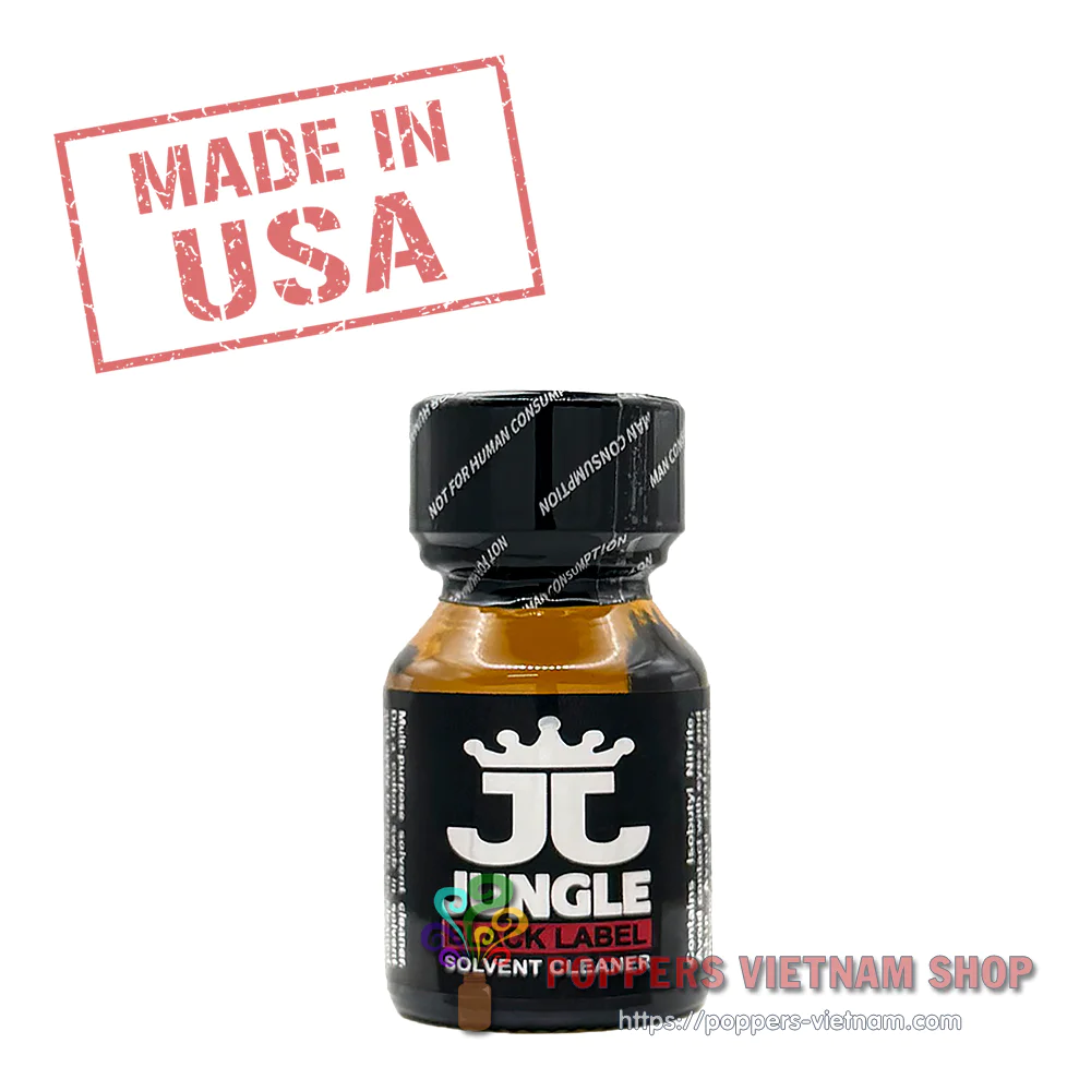 Jungle BLACK LABEL Poppers 10ml | MADE IN USA