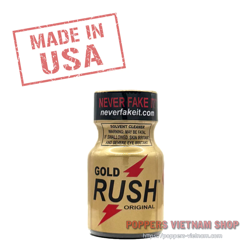 Gold Rush Poppers 10ml by PWD | Made in USA